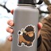 Buffalo Sticker, Cute Animal Bison Decal, Cute Gift Ideas for Teenage ...
