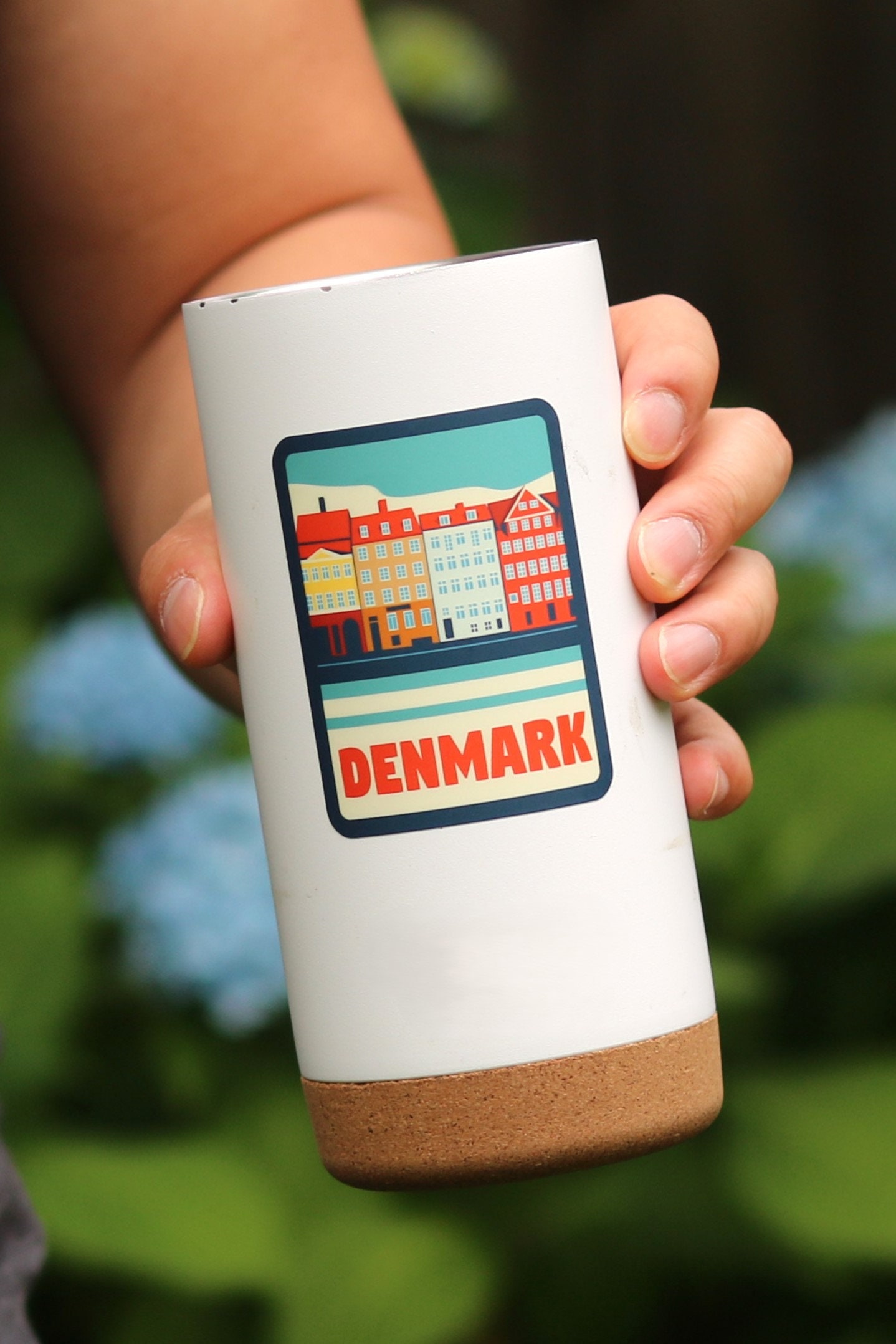 Denmark Sticker, Waterproof Travel Sticker Luggage, Vinyl Stickers for ...