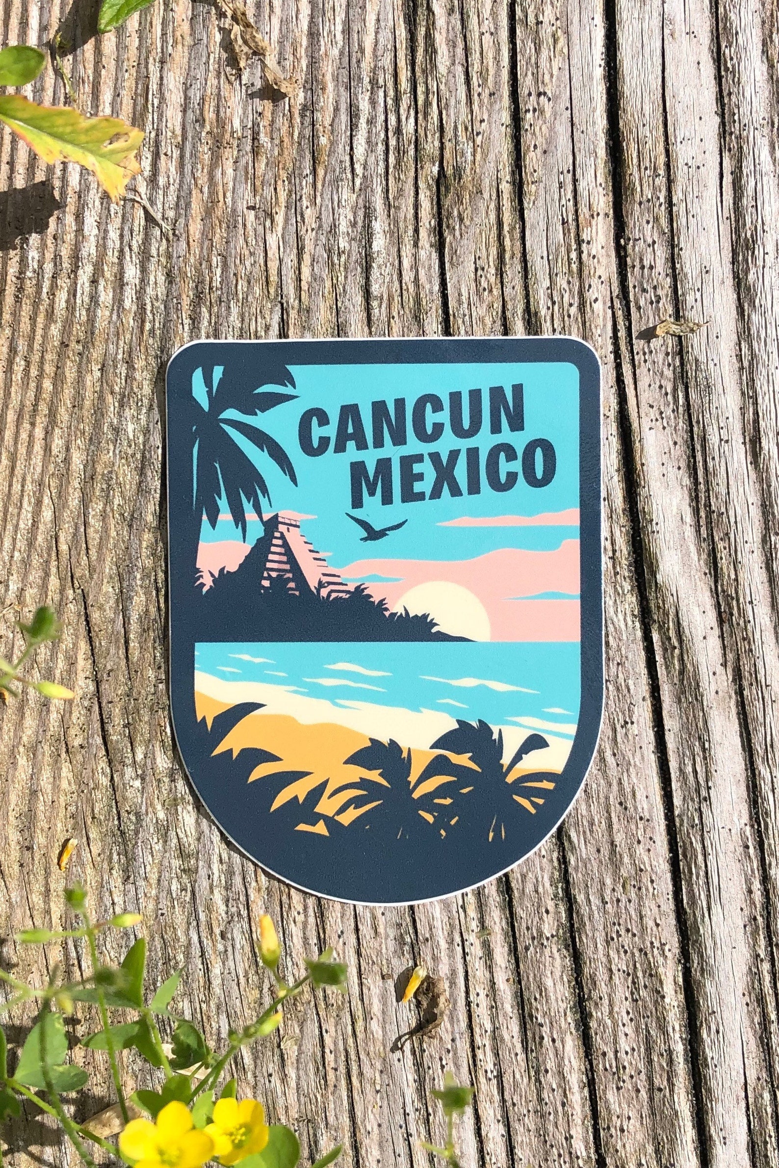 Cancun Mexico Sticker | City & Travel Stickers | Waterproof, Vinyl and ...