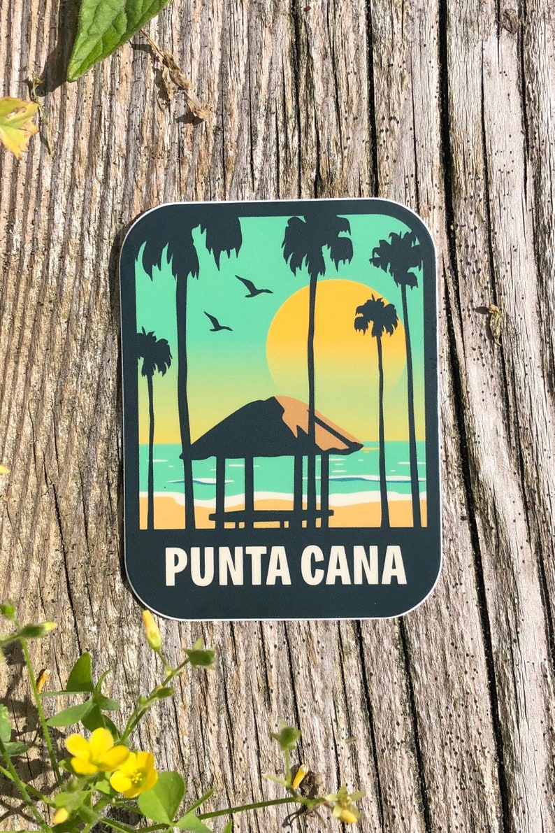 Punta Cana Dominican Republic Sticker | City & Travel Stickers ...