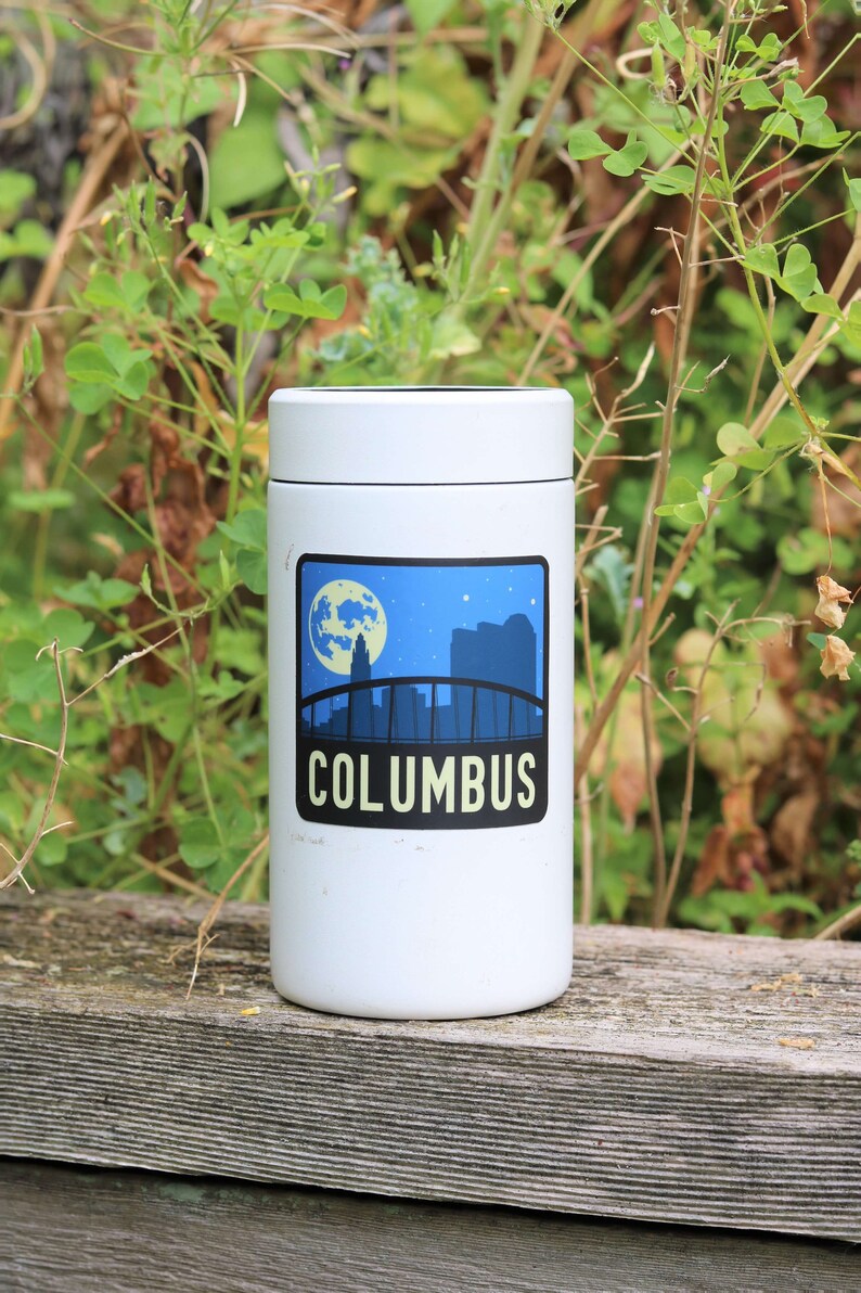 Columbus Ohio Sticker, Waterproof Travel Sticker for Luggage, Stickers ...