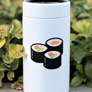 Maki Sushi Sticker, Japanese Food Stickers, Bento Box Stickers, Sushi ...