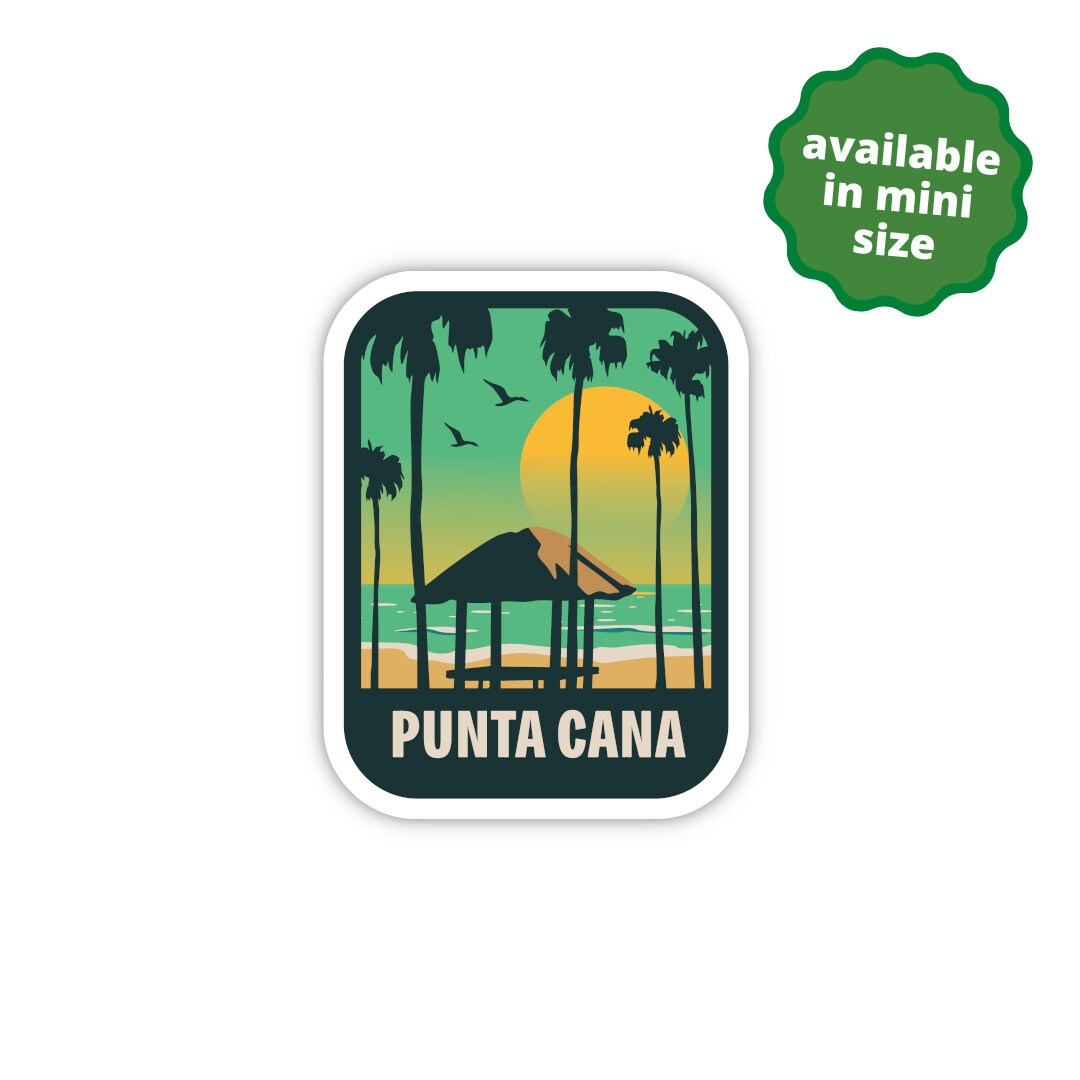Punta Cana Dominican Republic Sticker City & Travel Stickers - Etsy