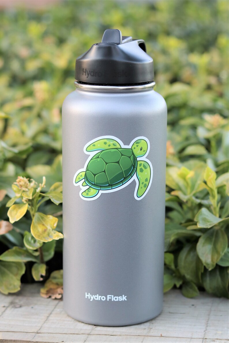 Sea Turtle Sticker Sea Animal Stickers Waterproof Vinyl - Etsy