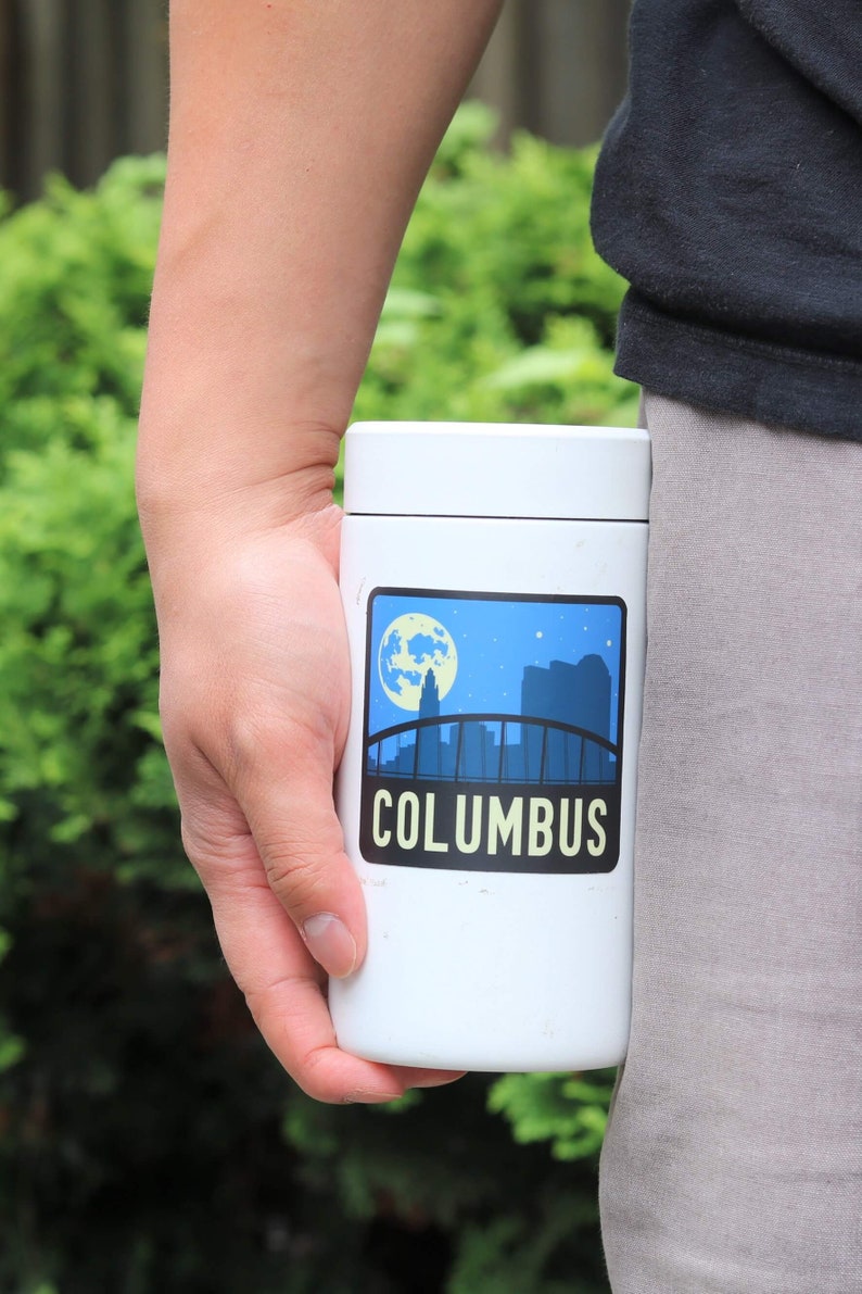 Columbus Ohio Sticker, Waterproof Travel Sticker for Luggage, Stickers ...