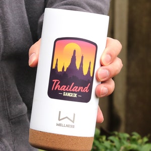 Bangkok Thailand Sticker, Waterproof Travel Sticker for Luggage, Travel ...