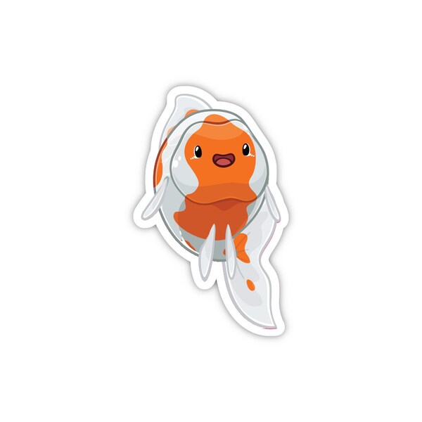 Orange Fish Stickers - Etsy