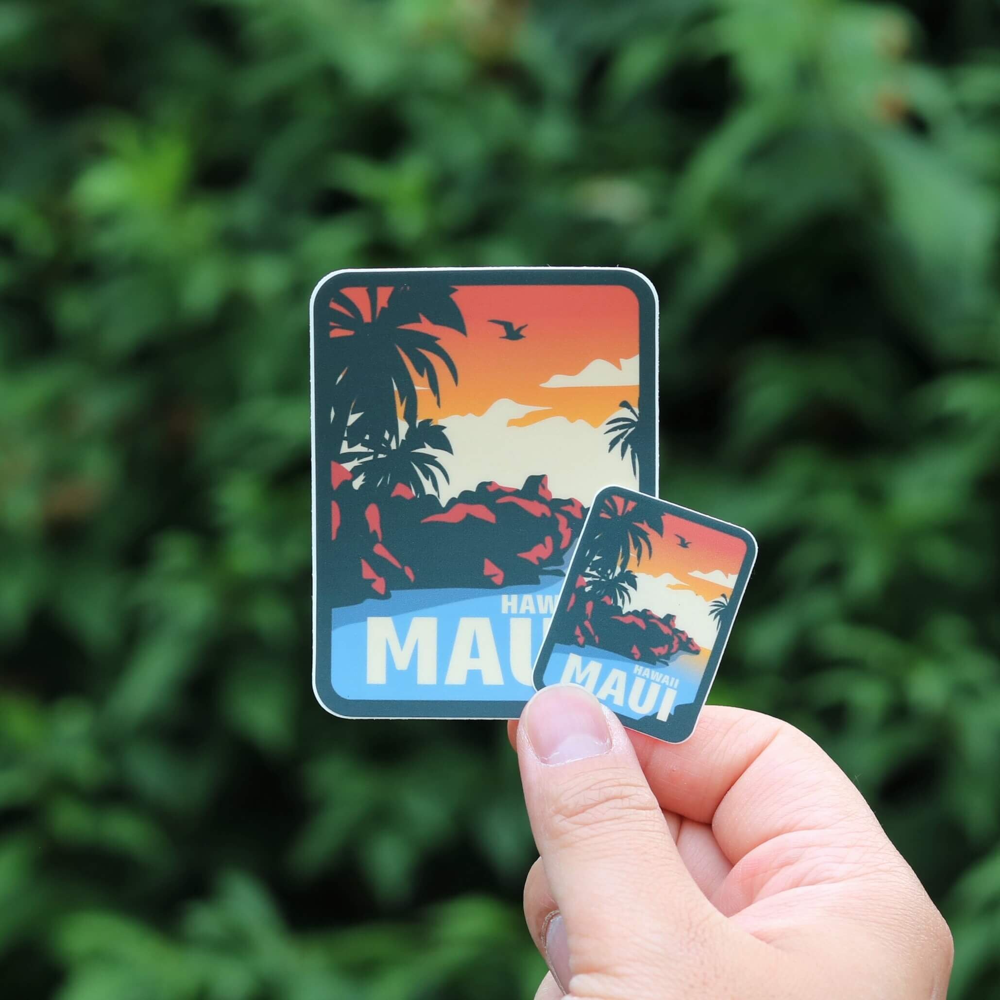 Maui Hawaii Sticker City & Travel Stickers Waterproof - Etsy