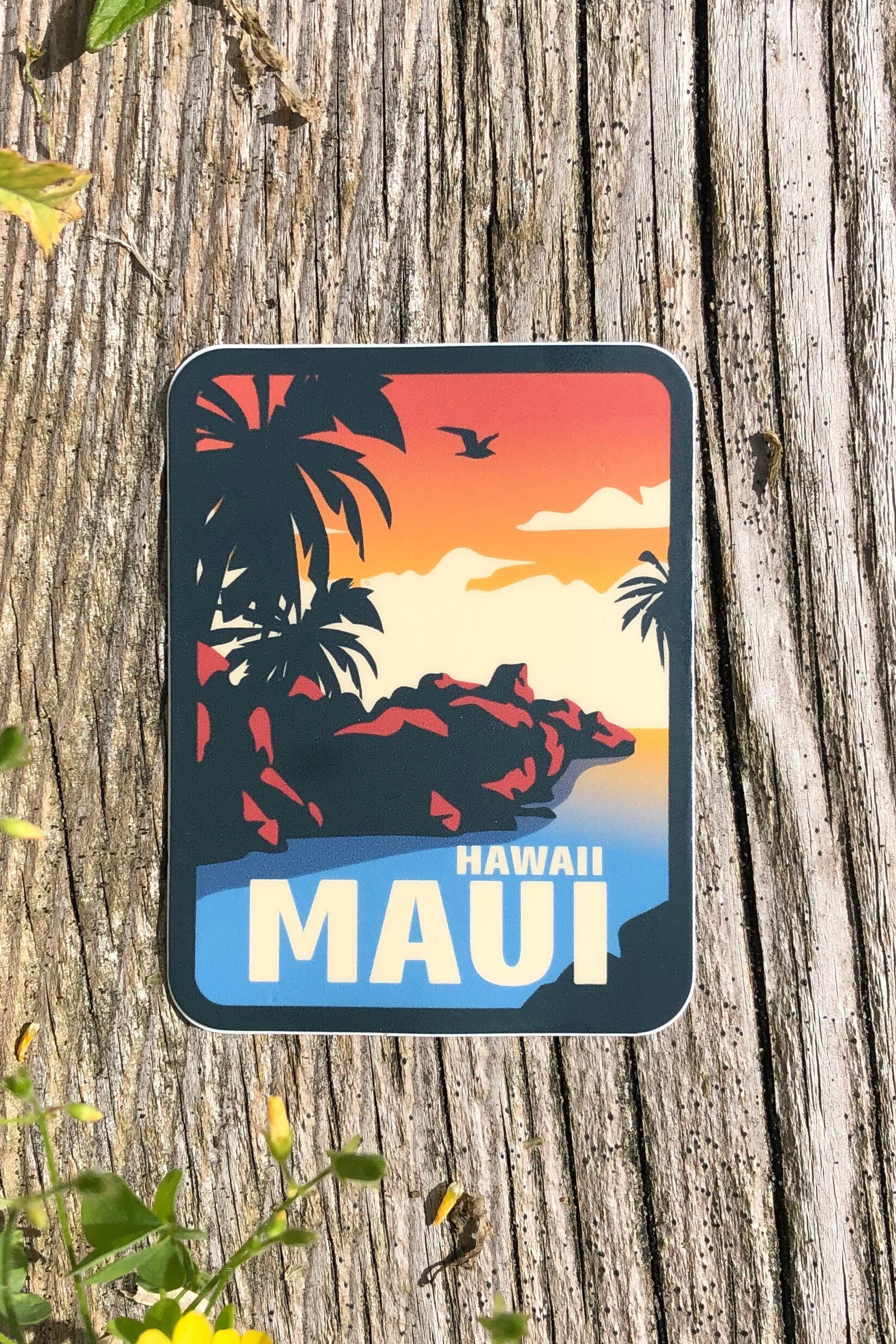 Maui Hawaii Sticker City & Travel Stickers Waterproof - Etsy