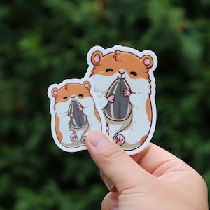 Hamster Sticker Cute Pet Hamster Decal Fun Gift Ideas for - Etsy