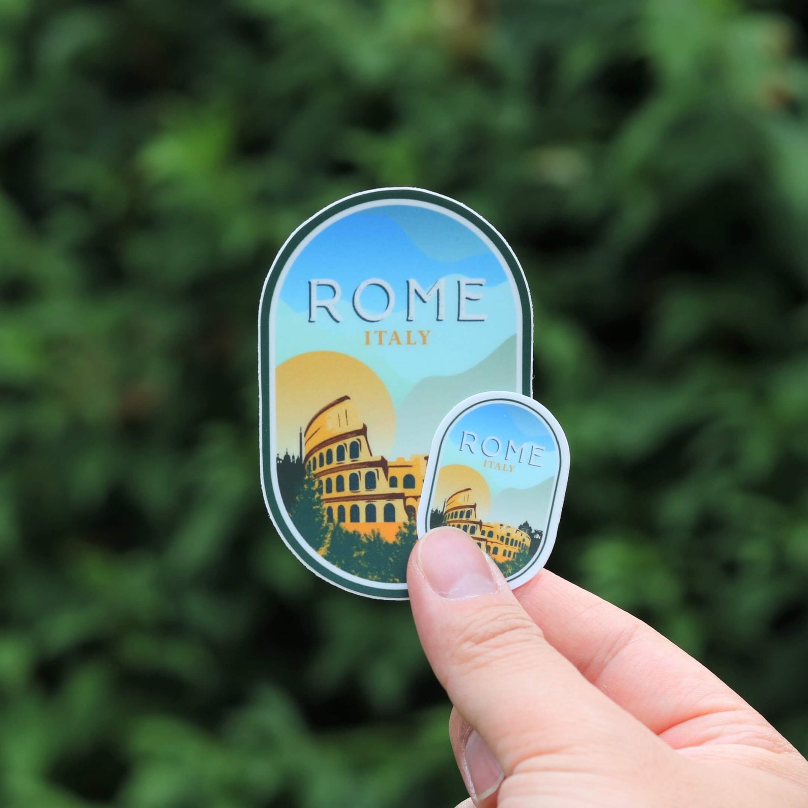 Rome Italy Sticker City & Travel Stickers Waterproof - Etsy