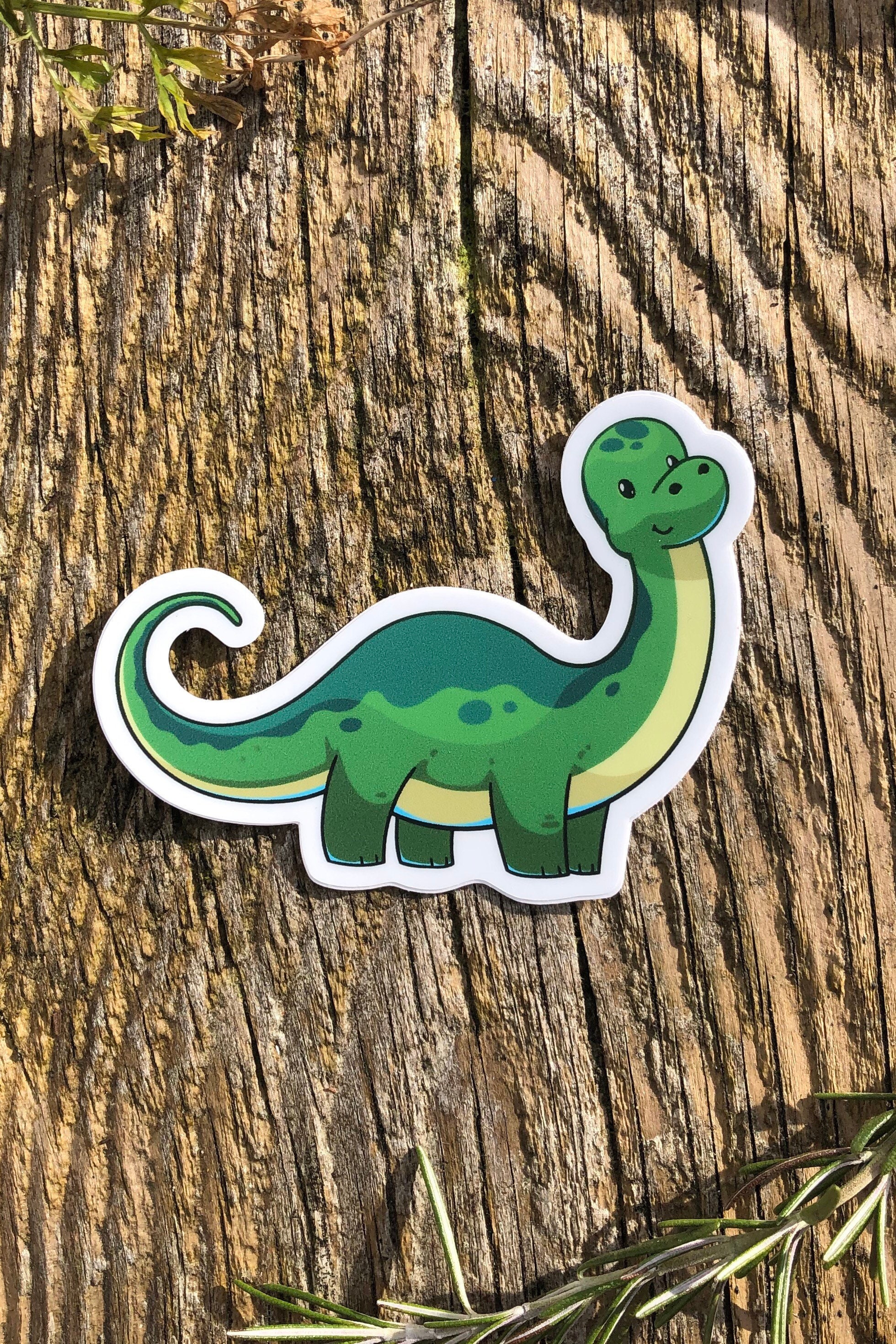 Brontosaurus Sticker, Cute Dinosaur Stickers, Waterproof Dino Stickers ...