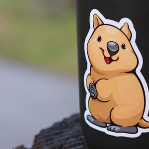 Quokka Sticker, Cute Waterproof Animal Sticker, Fun Gift Ideas for Kids ...