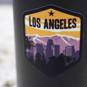 Los Angeles California Sticker | City Stickers | Waterproof, Vinyl and ...