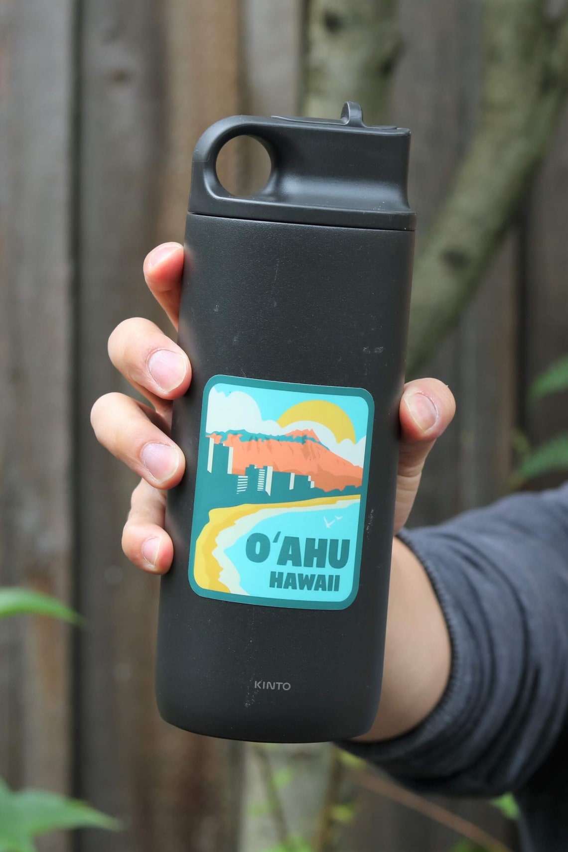 Oahu Hawaii Sticker Travel Stickers Waterproof Vinyl and - Etsy