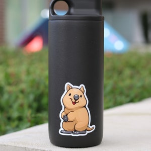 Quokka Sticker, Cute Waterproof Animal Sticker, Fun Gift Ideas for Kids ...