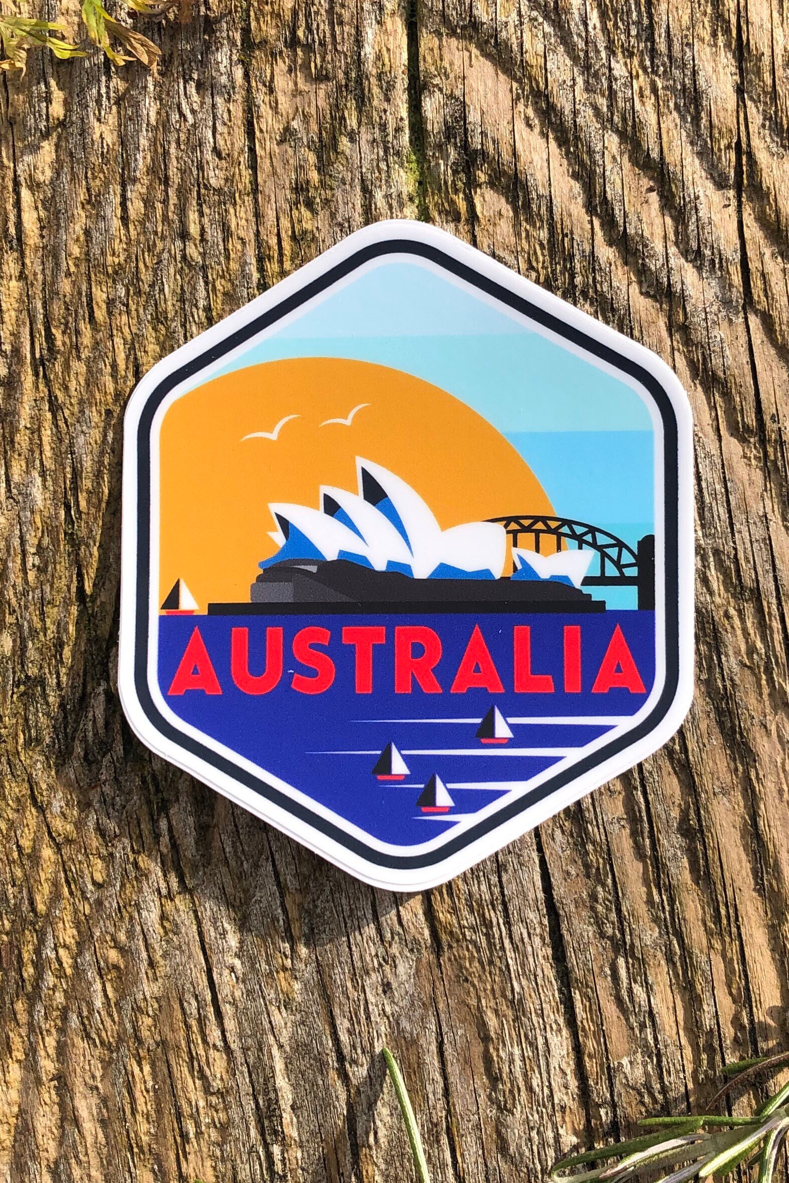 Australia Sticker City & Travel Sticker Waterproof Vinyl | Etsy