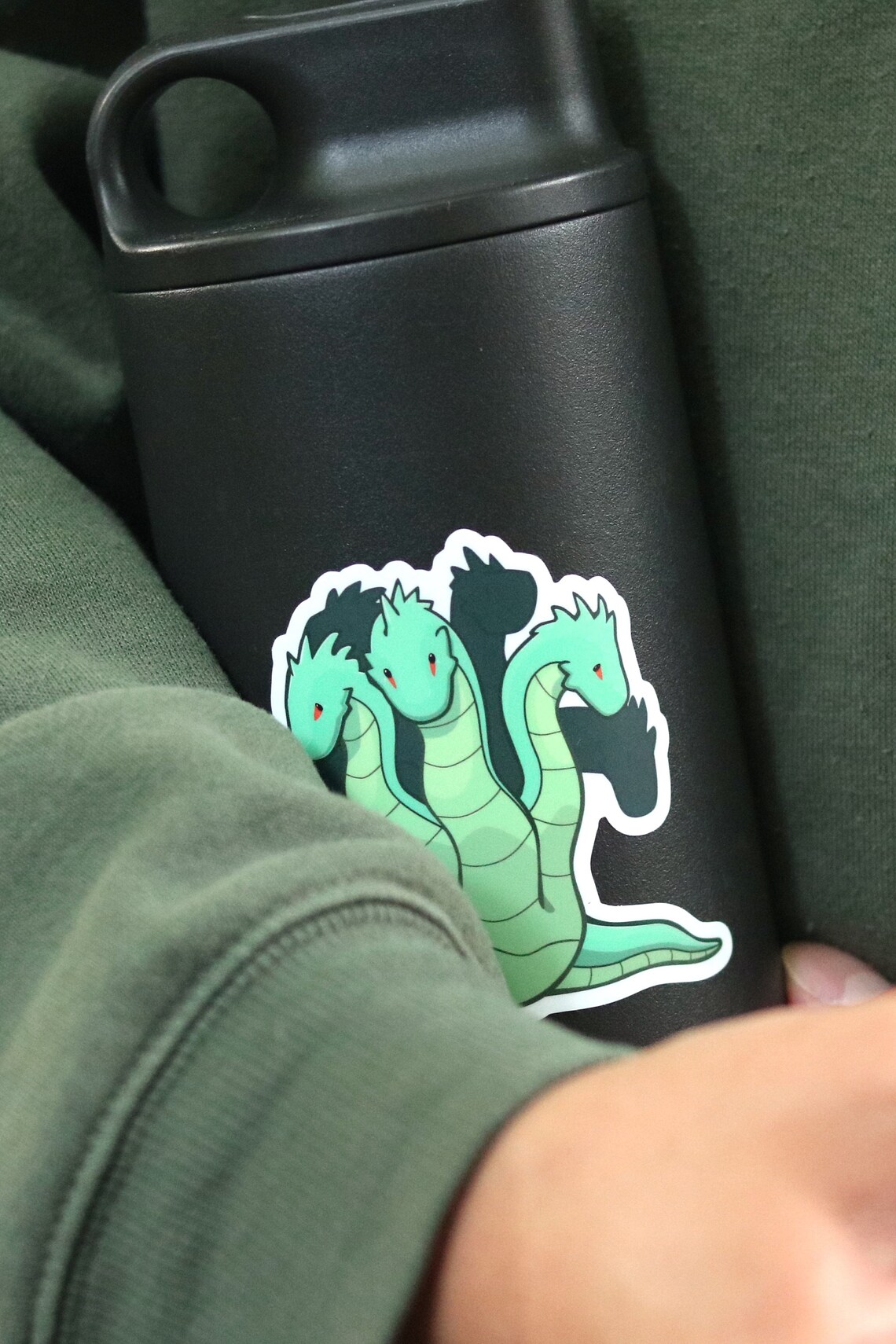 Lernaean Hydra Sticker, Cute Mythical Creature, Dishwasher Safe ...
