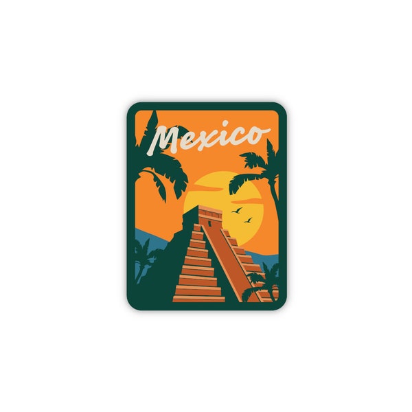 Waterproof Mexico Stickers - Etsy
