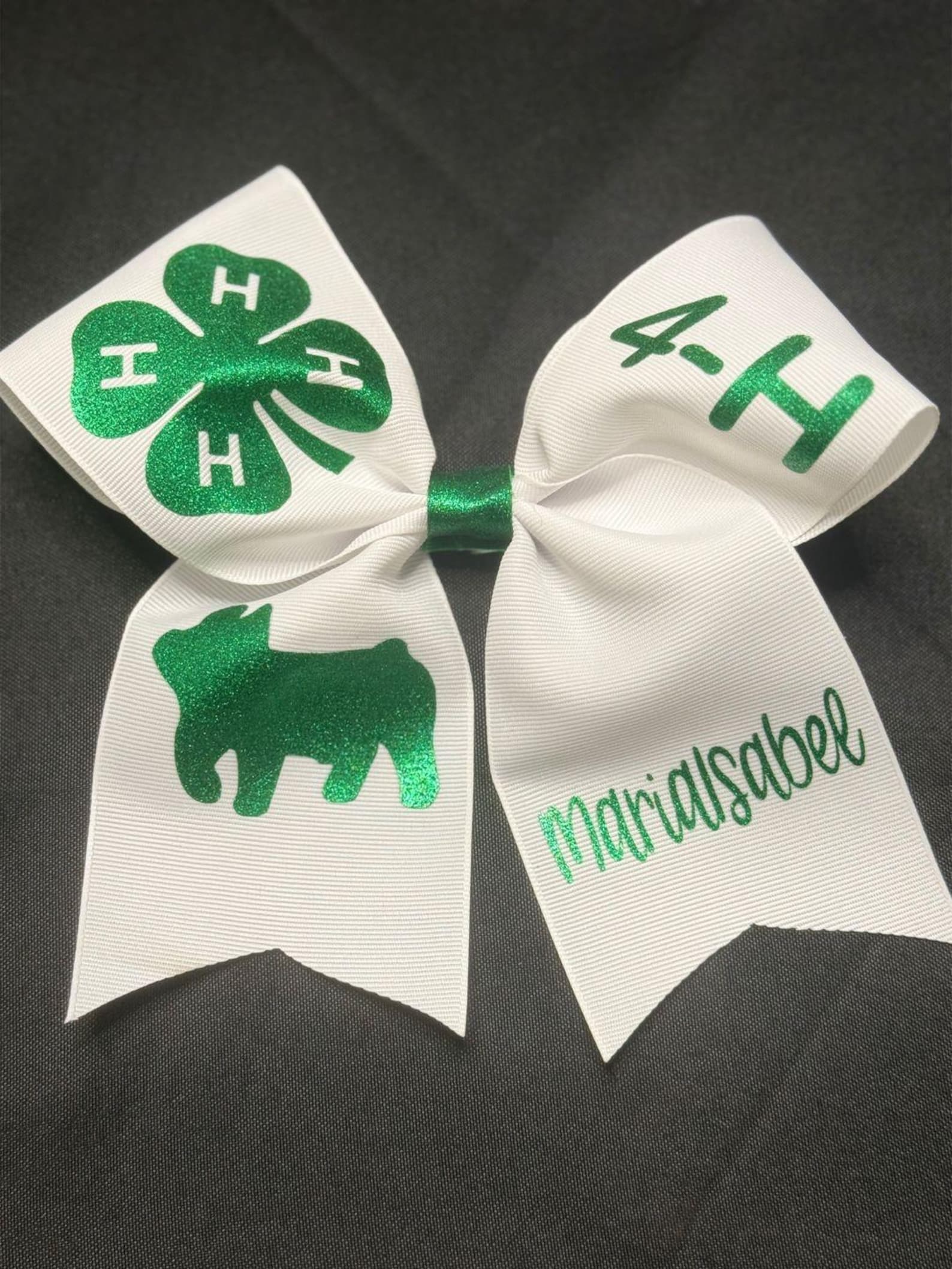 4-H Hair Bow - Etsy