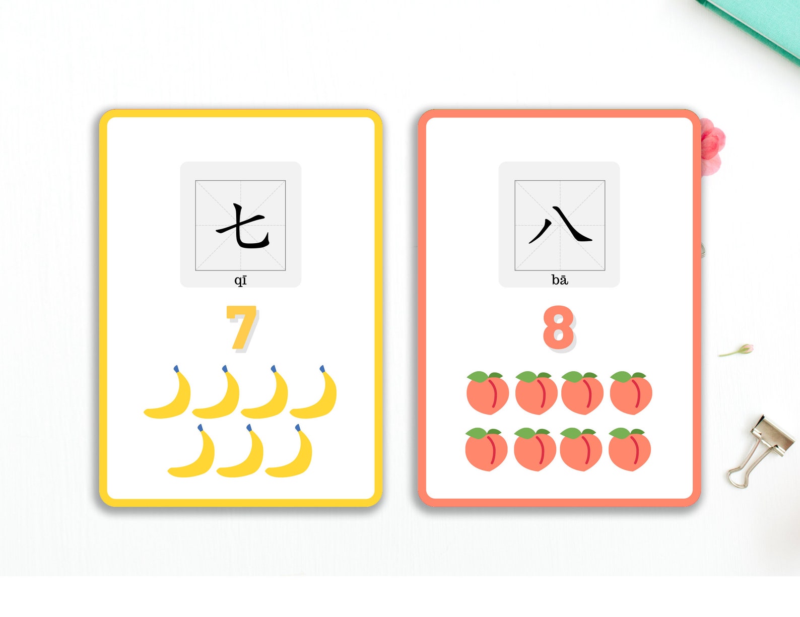 Chinese Numbers Flash Cards | Printable Mandarin Numbers Flash Cards ...