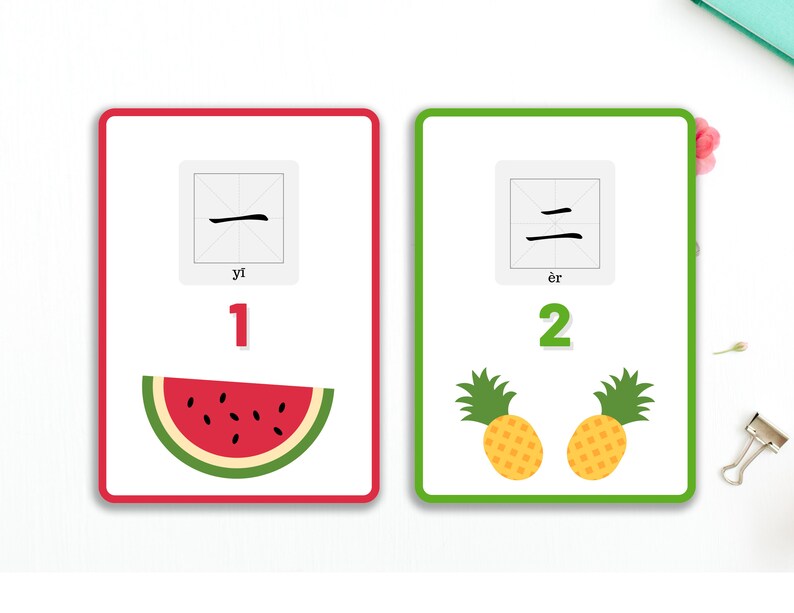 Chinese Numbers Flash Cards | Printable Mandarin Numbers Flash Cards ...