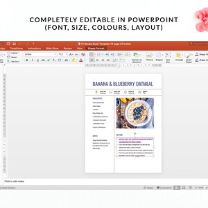 Editable Recipe Book Template | Canva Editable Recipe Template ...