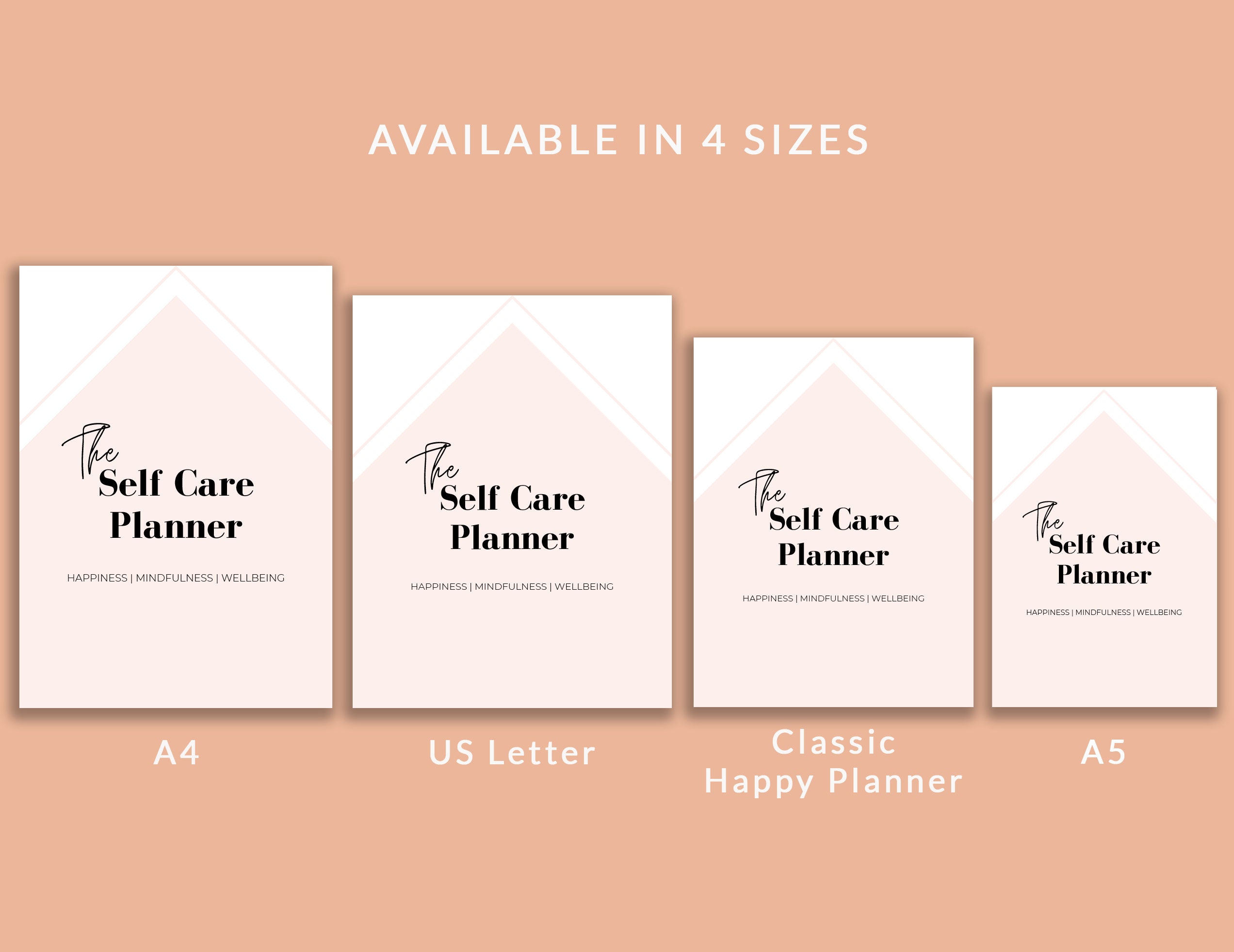 Self Care Planner Self Care Journal Self Care Tracker - Etsy
