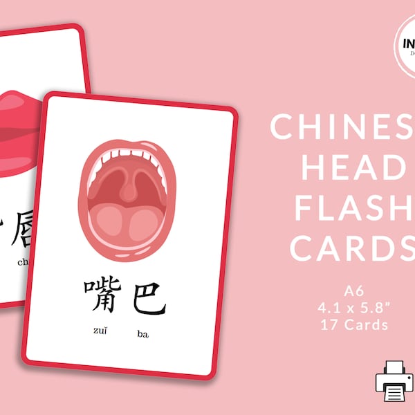 Chinese Flash Cards - Etsy