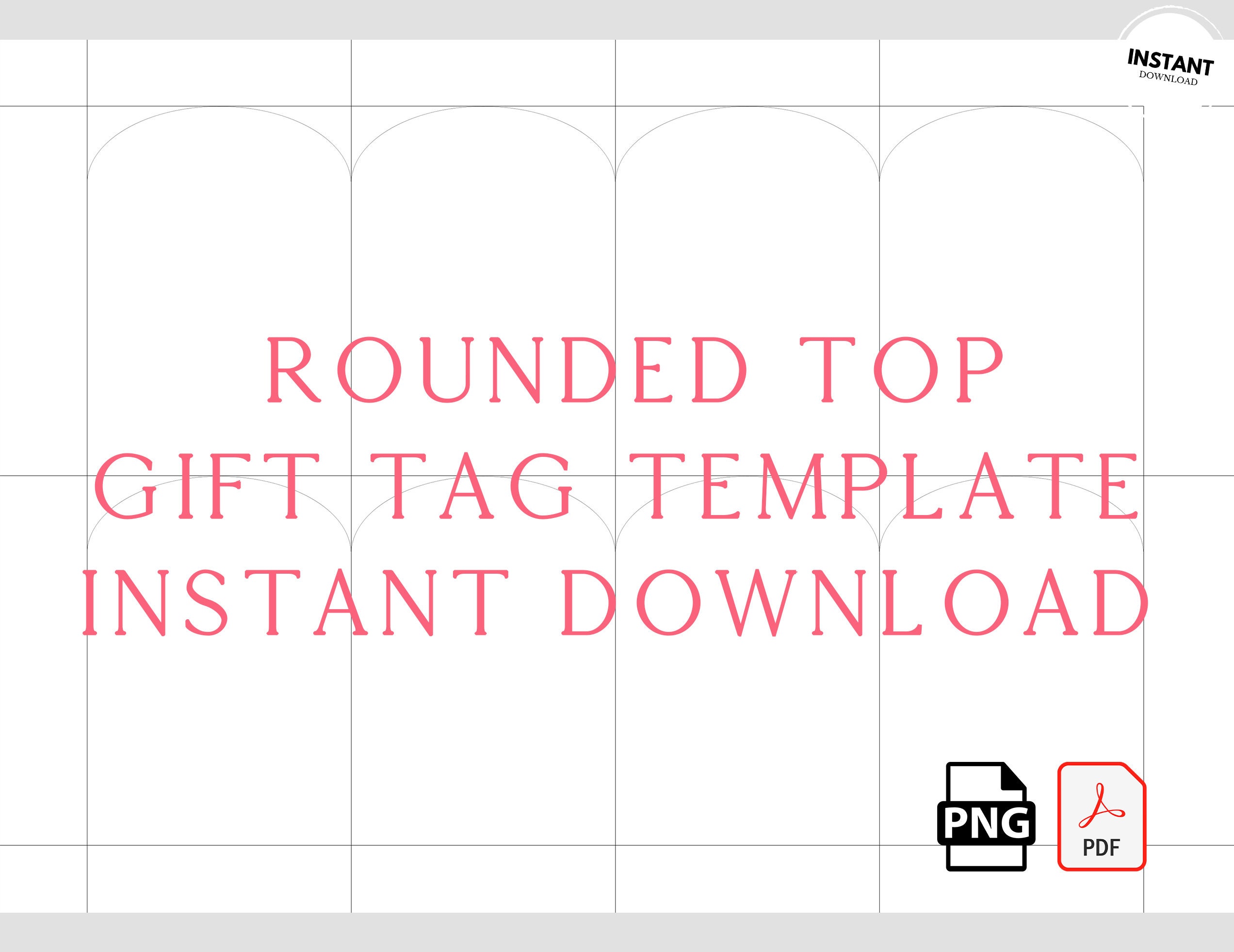 Blank Tags Template Png