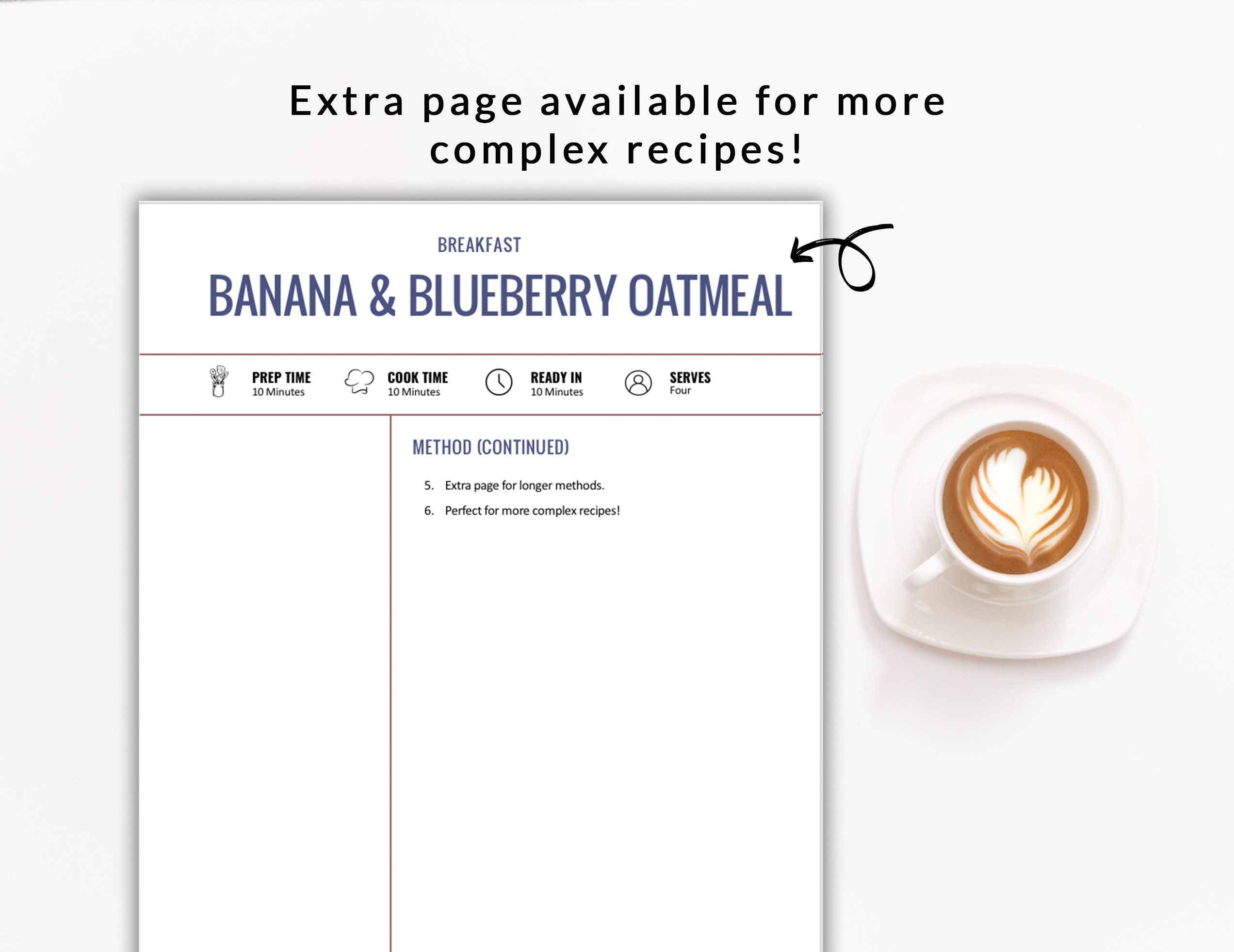 Editable Recipe Template | Recipe Card Template | Microsoft Powerpoint ...
