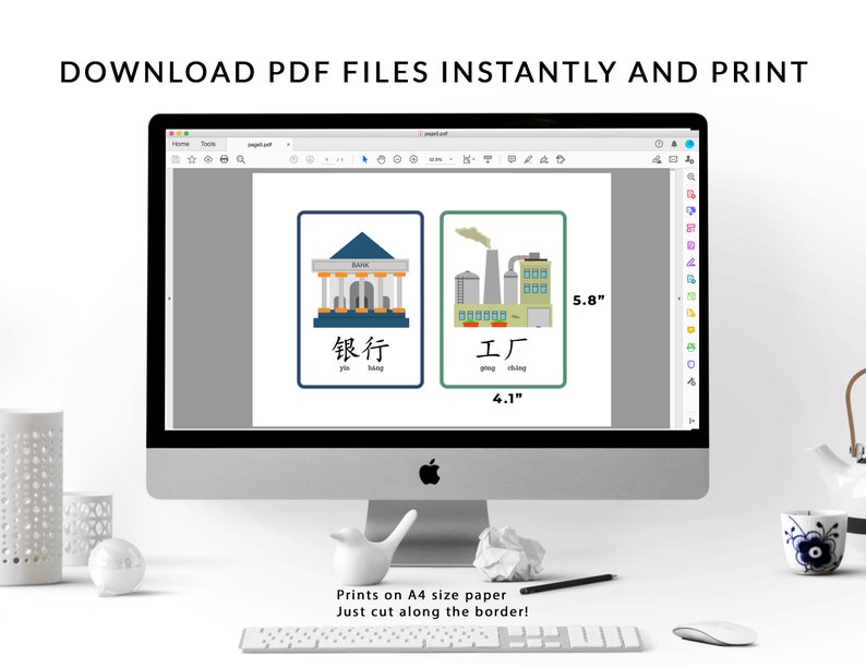 Chinese Places Flashcards | Printable Chinese Flashcards for Kids ...