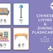 Chinese Living and Dining Room Flashcards Simplified Mandarin House ...