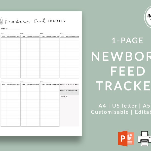 Feeding Tracker - Etsy