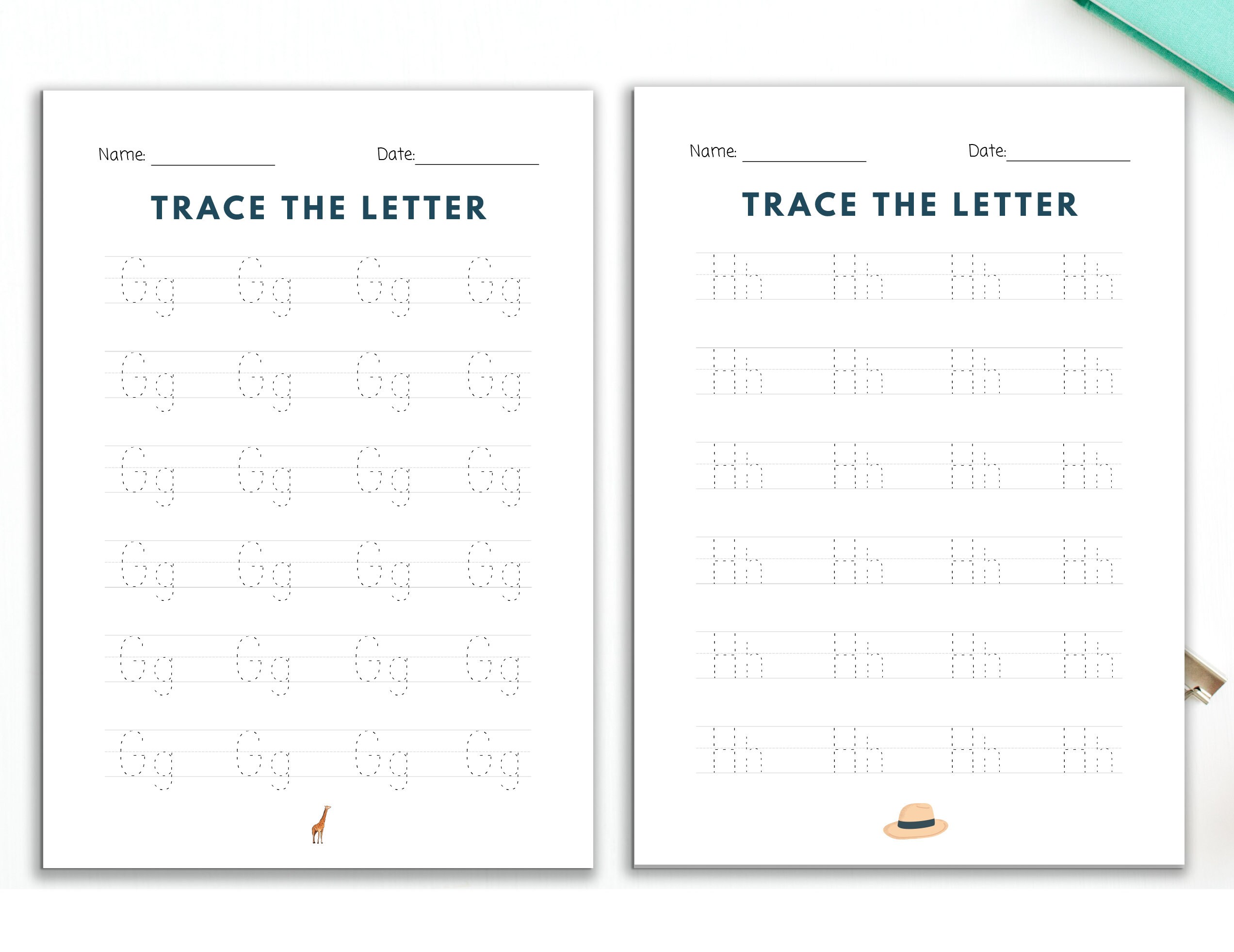 Printable 26 Page Alphabet Tracing Worksheet | Letter Tracing Worksheet ...