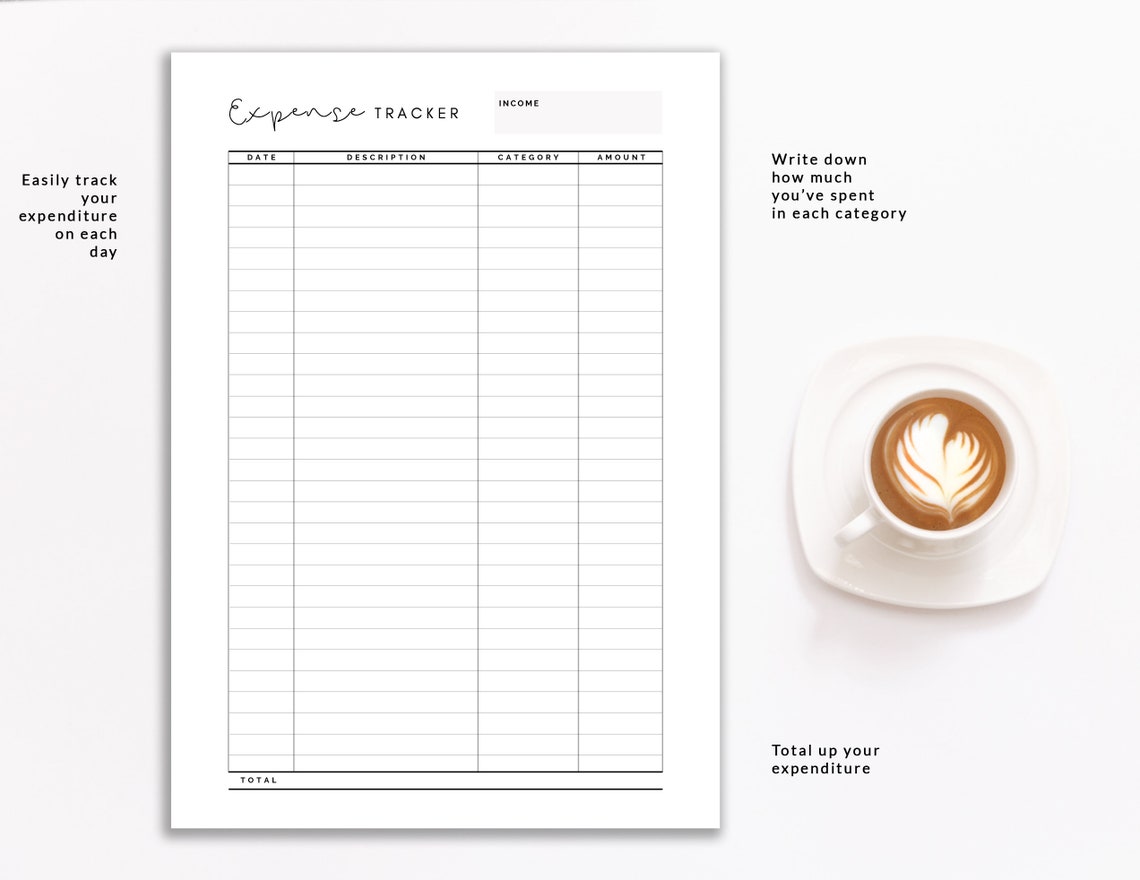 Expense Planner Printable Expense Planner Expense Tracker - Etsy