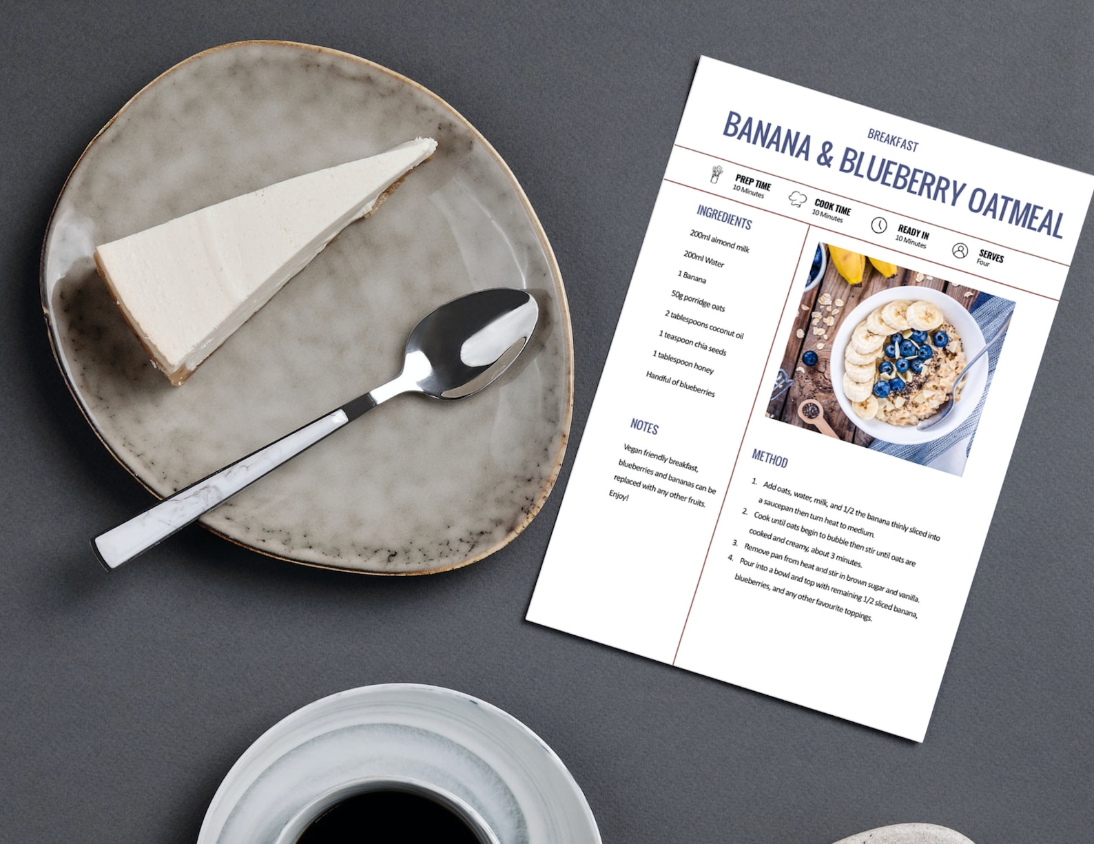 Editable Recipe Template | Recipe Card Template | Microsoft Powerpoint ...