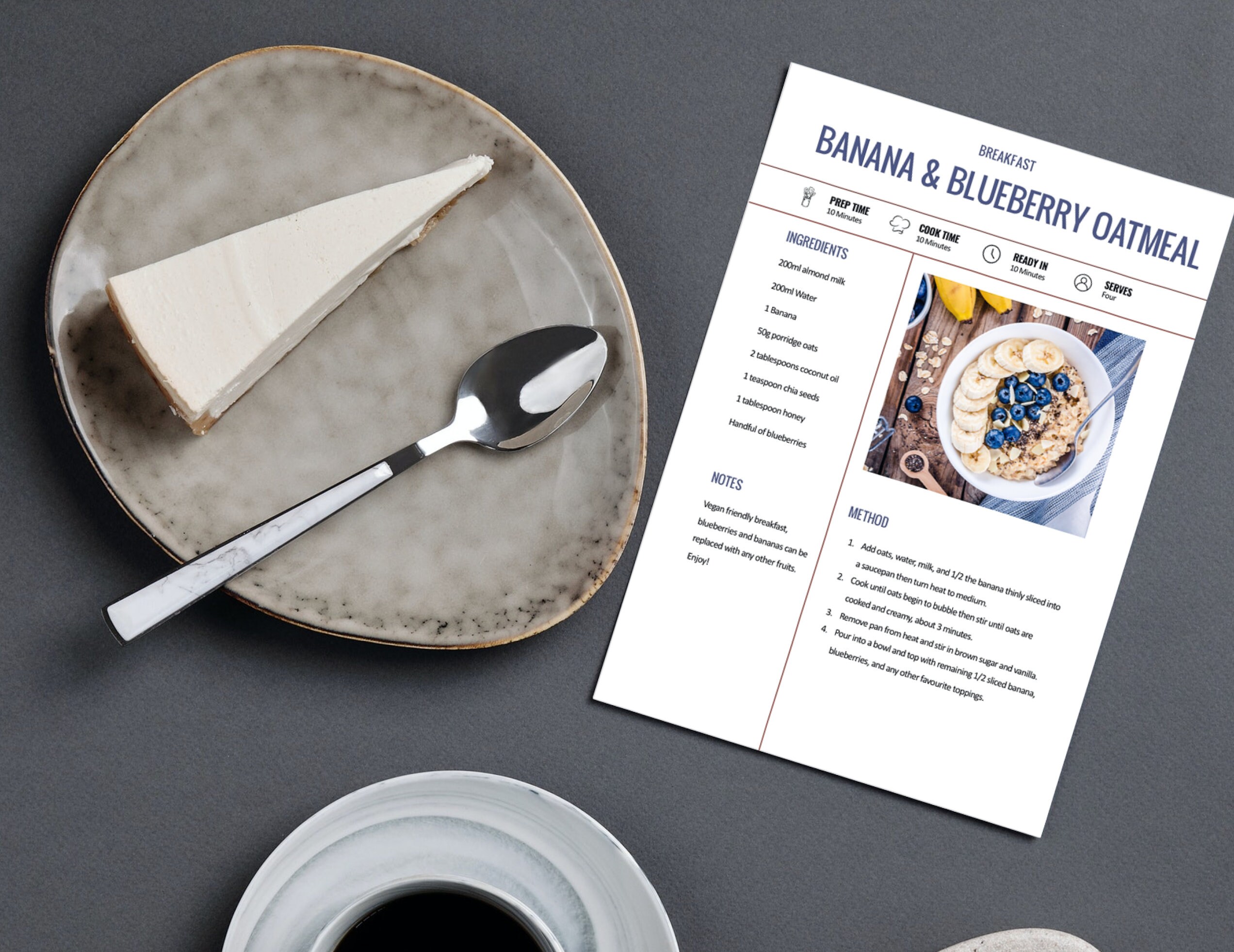 Editable Recipe Template | Recipe Card Template | Microsoft Powerpoint ...
