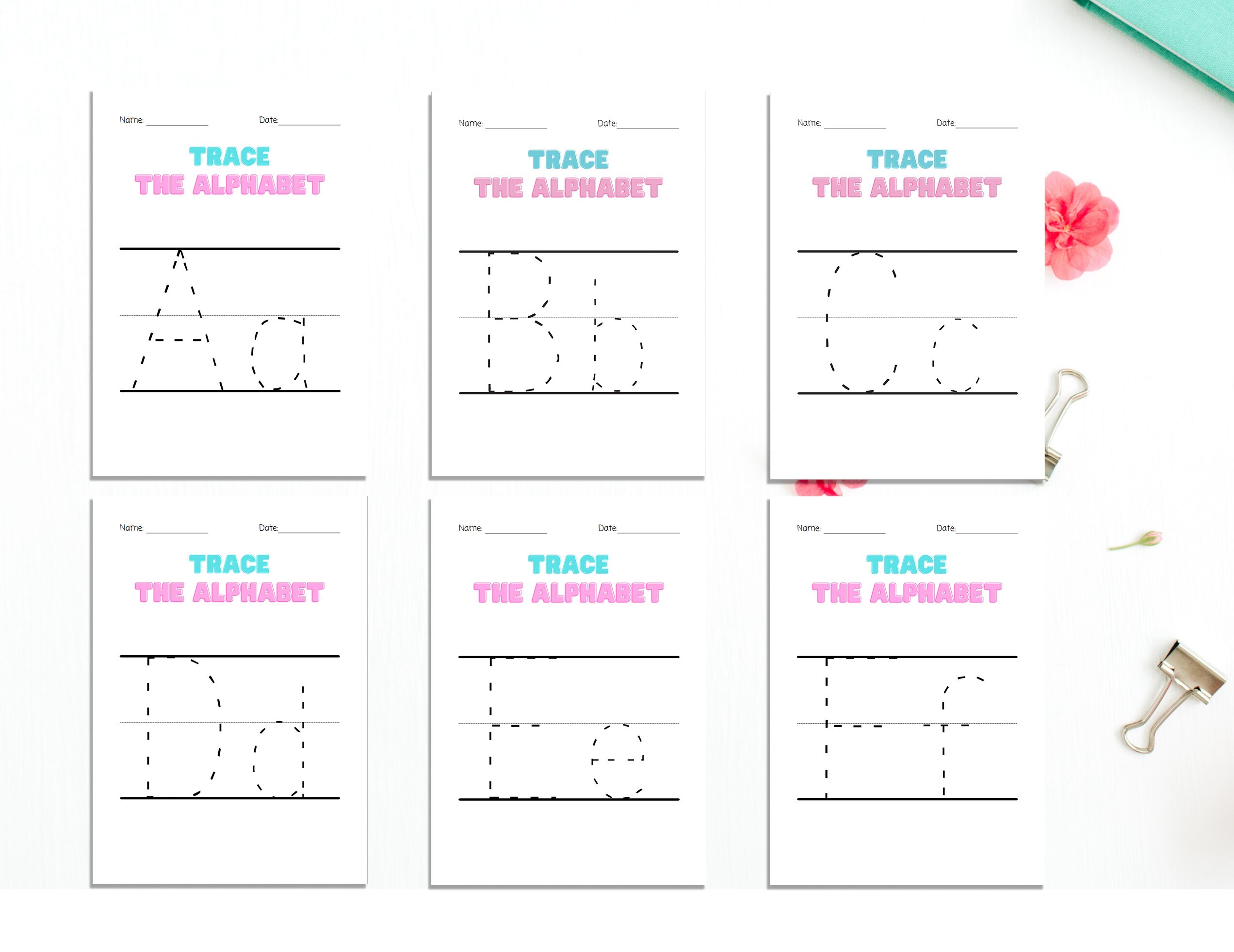 Printable Large Alphabet Tracing | Learn the Alphabet Tracing ...