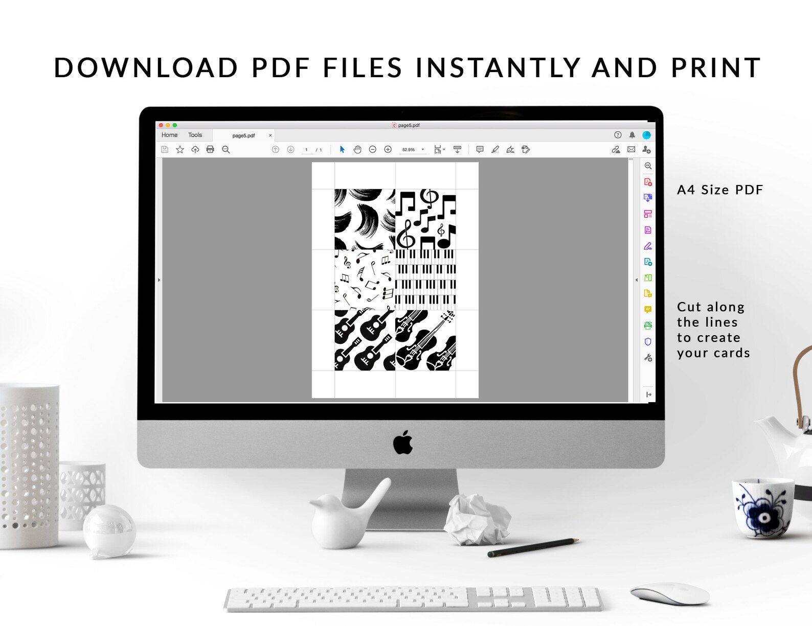 Printable Baby Flash Cards | Black and White High Contrast Cards | Baby ...