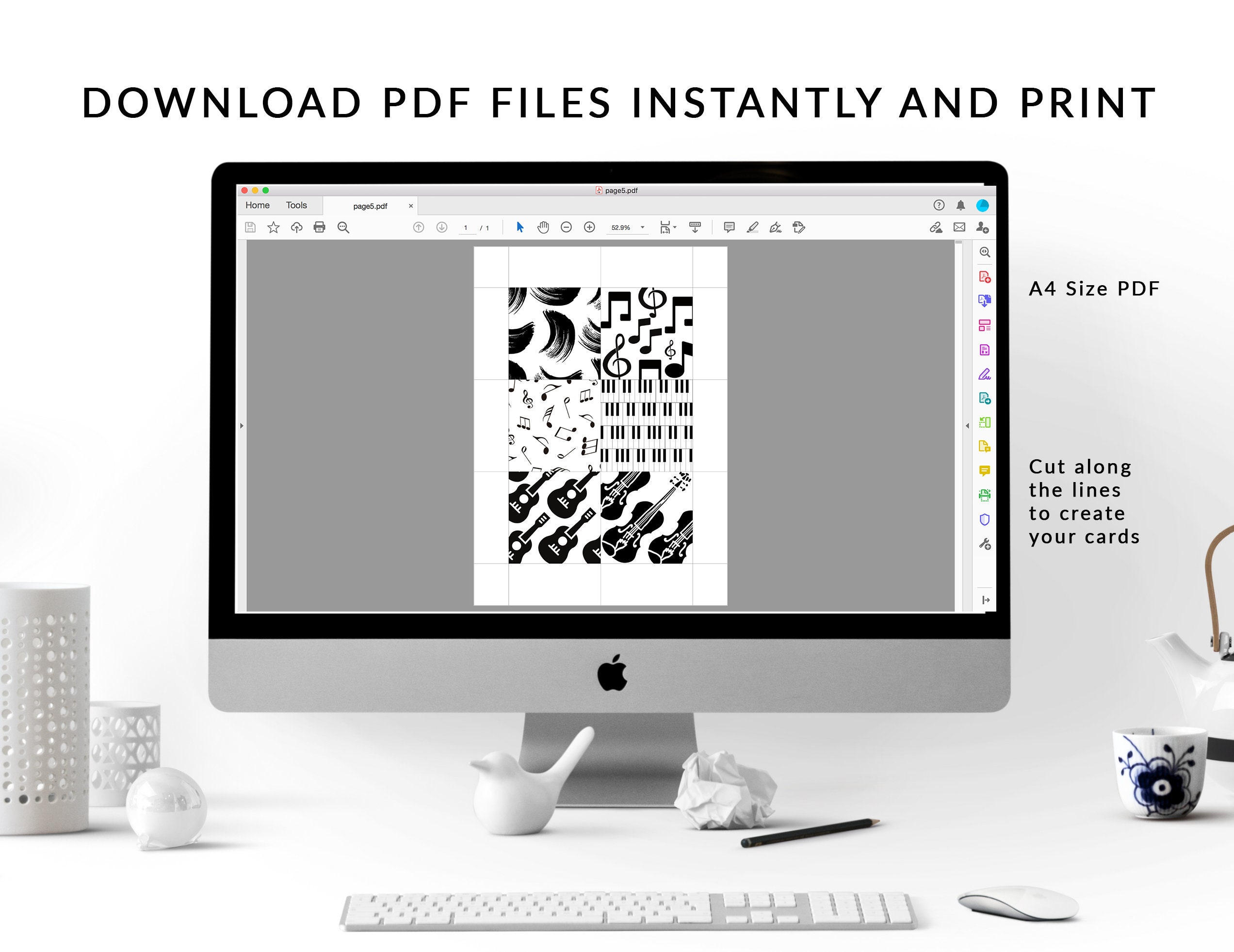 Printable Baby Flash Cards | Black and White High Contrast Cards | Baby ...