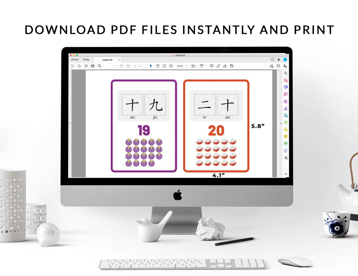 Chinese Numbers Flash Cards | Printable Mandarin Numbers Flash Cards ...