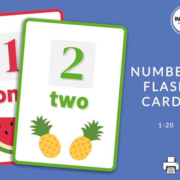 Set of Flash Cards - Etsy