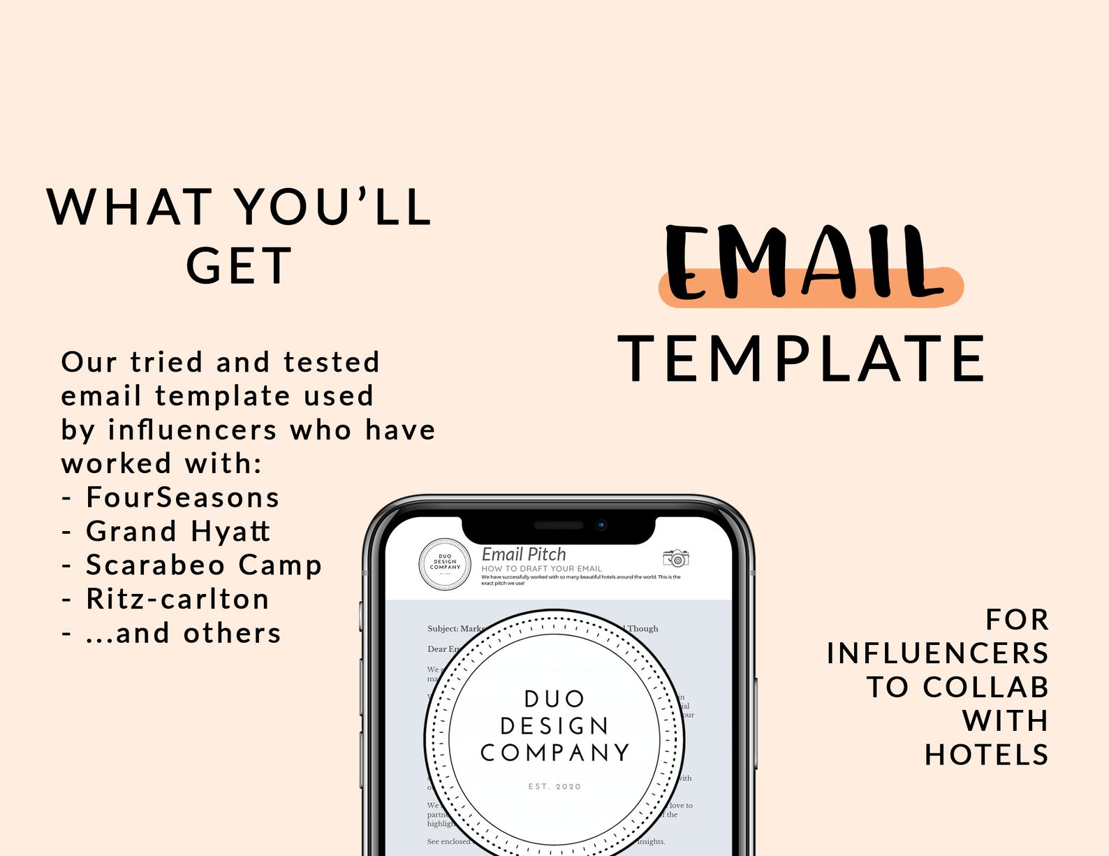 Hotel Pitch Email Template | Sponsored Hotel Stay Email Template | How ...