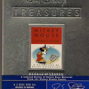 Walt Disney TREASURES Mickey Mouse in Living Color Limited Edition 2 ...