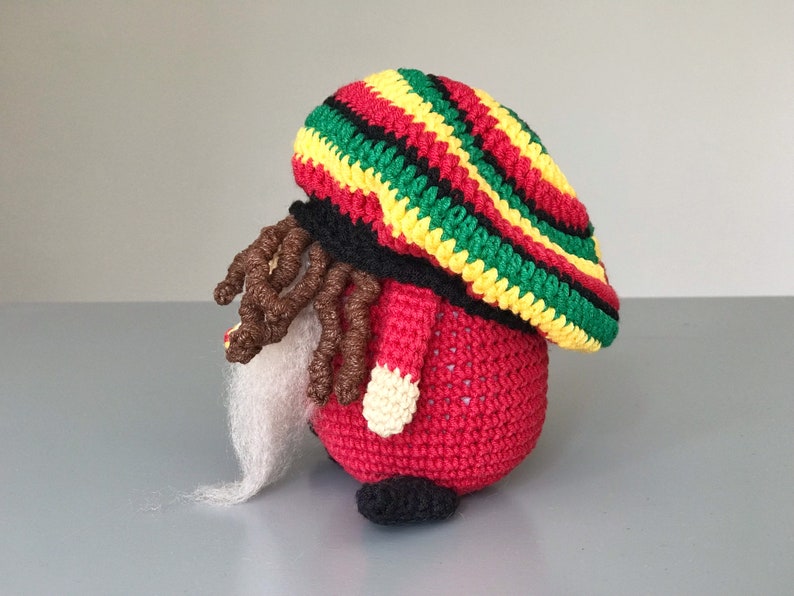 Crochet Rasta Gnome Pattern PDF Smoker Amigurumi Pattern Green - Etsy
