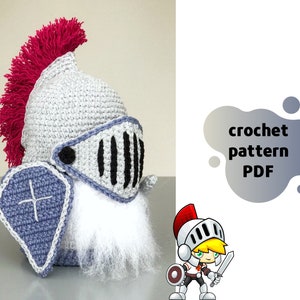 Knight Gnome Crochet Pattern PDF Knight Amigurumi Knight Pattern ...