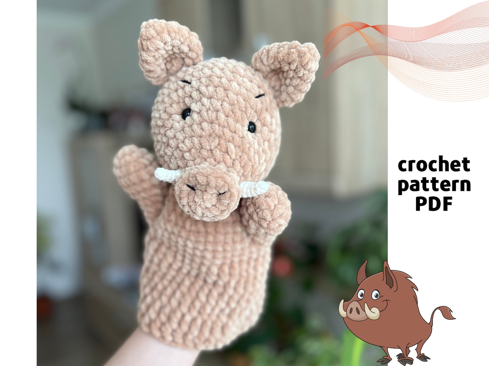 5-in-1 Crochet Animal Hand Puppets Patterns Set | Amigurumi Forest ...
