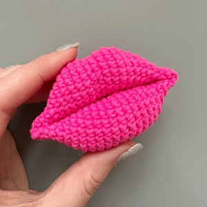 Crochet Lips Pattern PDF Crochet Kiss Valentine's Day Gift Amigurumi ...