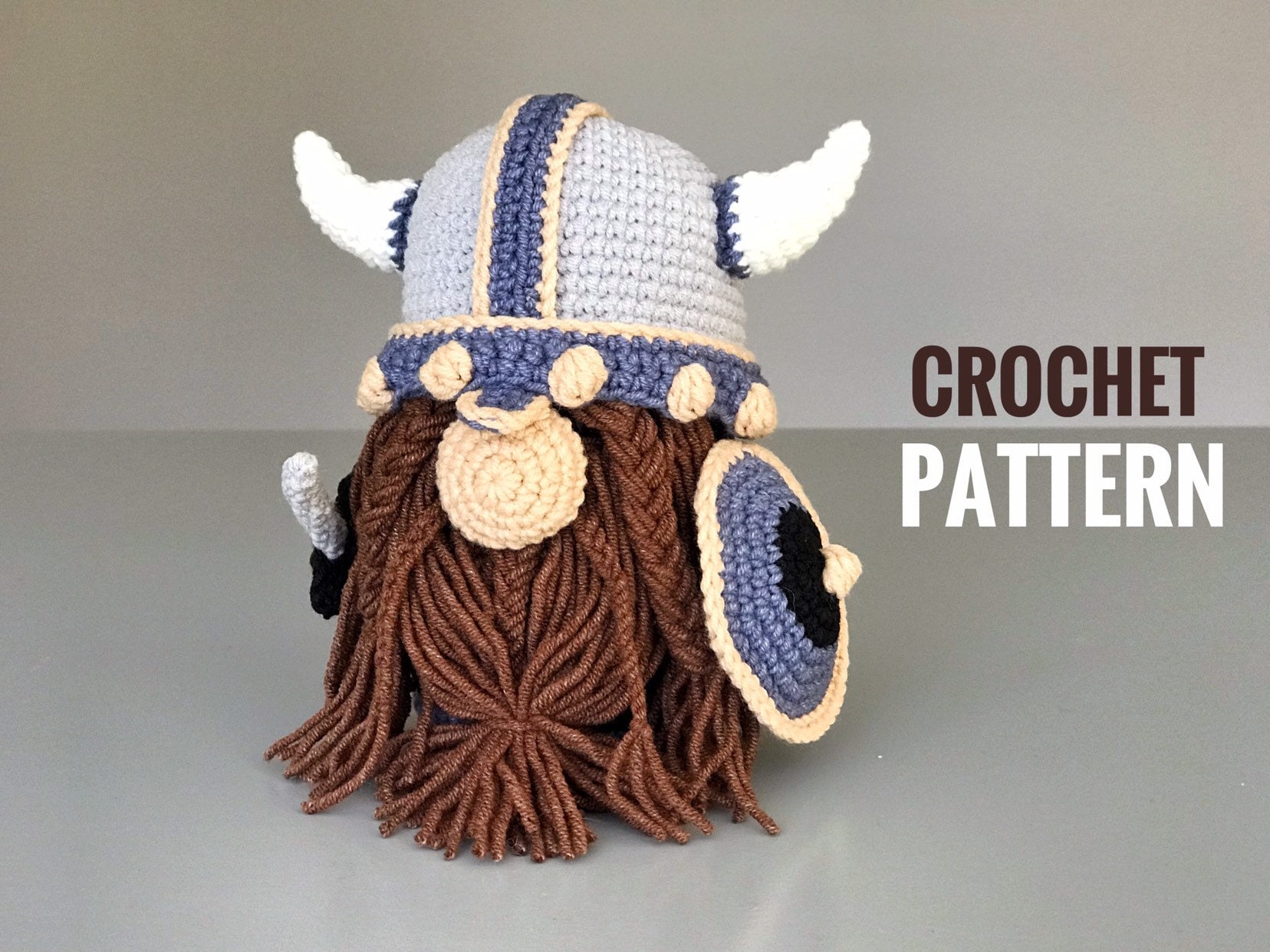 Viking Gnome Crochet Pattern PDF Viking Amigurumi Pattern | Etsy India